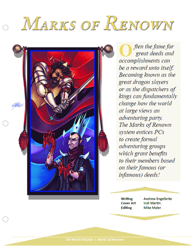Marks of Renown (D&D 5e) – EN Publishing